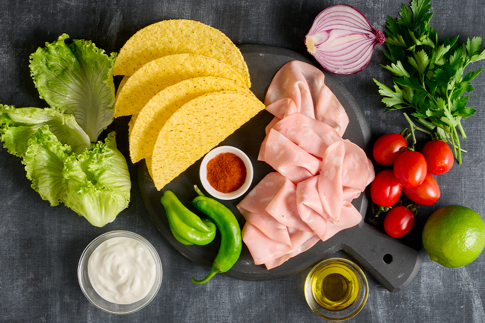 Tacos con Mortadella Bologna IGP - Mortadella Bologna